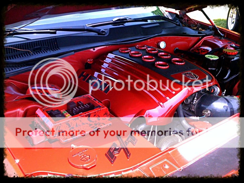 Custom Inferno Red Engine Cover | LX Forums Forum